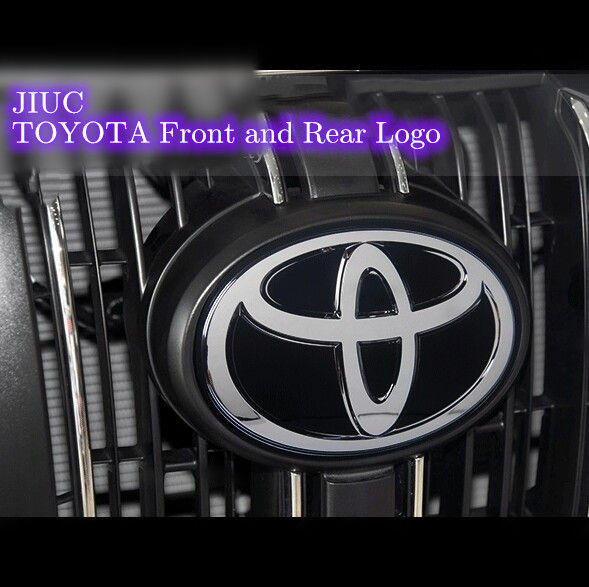 JC| 120x80mm Rear trunk emblem sticker for TOYOTA RAV4 Highlander Camry ...