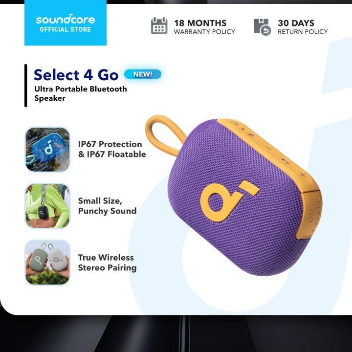 Soundcore Select 4 Go Bluetooth Speaker | Lazada PH