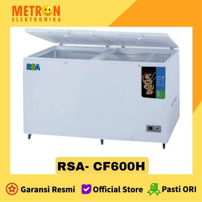 RSA CF 600 H / CHEST FREEZER 500 LITER / CF600H | Lazada Indonesia