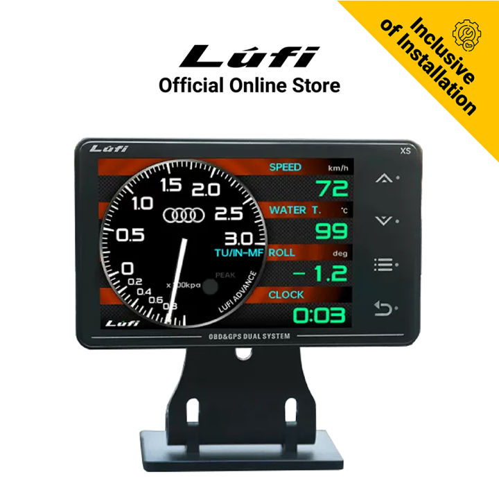 Lufi XS [International/English Version] | OBD2 Car Digital Gauge ...