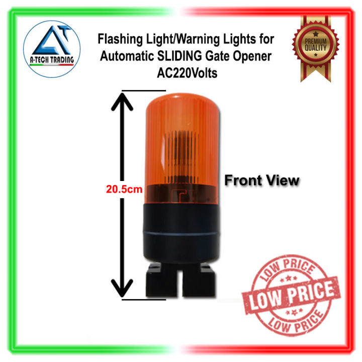 AC220V Warning/Flashing lights for Automatic SLIDING Gate Opener ...