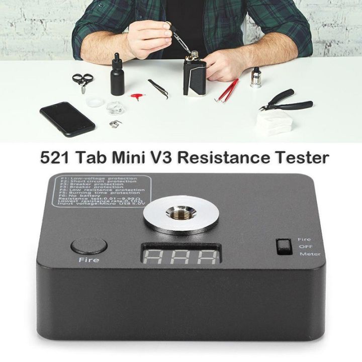 [Ship Today] 521 Tab Mini V3 Ohm Meter Reader Check Digital With ...