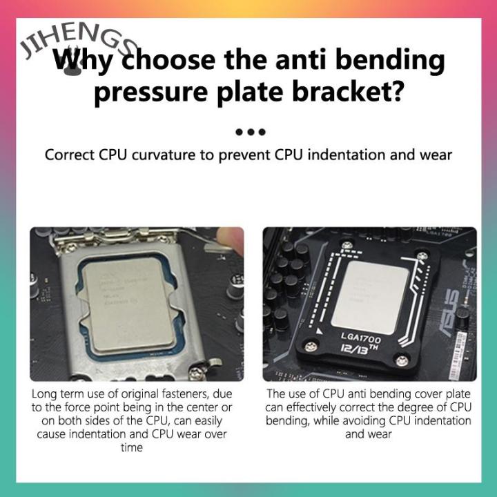 JIHENGS Desktop Computer Motherboard CPU Bracket LGA1700 Anti-pressure ...