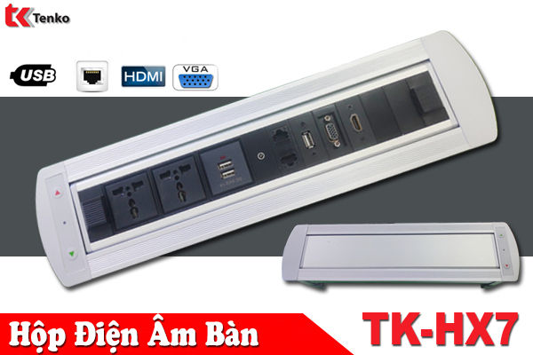 Hộp Điện Âm Bàn Xoay 180 Độ – Tích Hợp Cổng HDMI-LAN-USB TK-HX7 | Lazada.vn