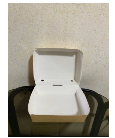 100pcs Laminated Paper Chicken Clamshell Meal Box BIG 5 x 6 x 2.8 Food ...