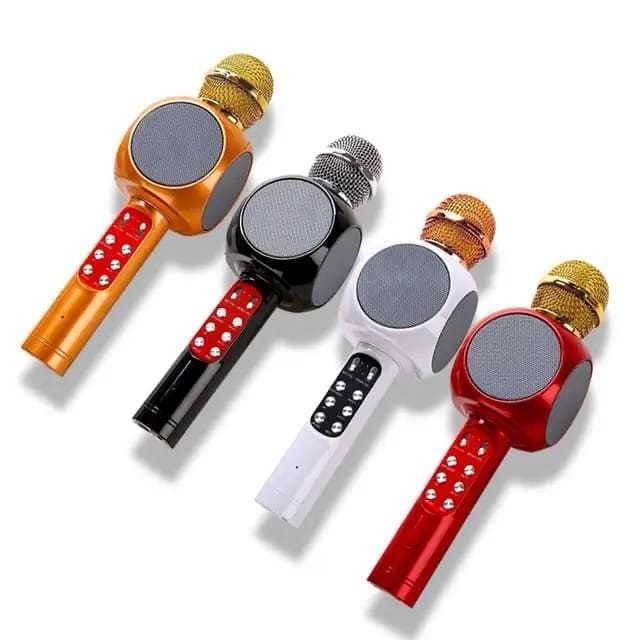 Microphone Bluetooth WS 1816 + LED Microphone Wireless Karaoke | Lazada Indonesia