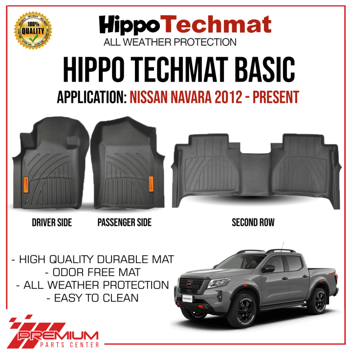 Hippo Techmat Deep Dish Matting for Nissan Navara Calibre / Pro4x ...