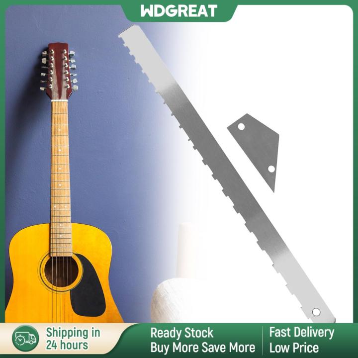 WDGREAT Multipurpose Guitar Neck Gap Ruler String Action Gauge for Bass ...