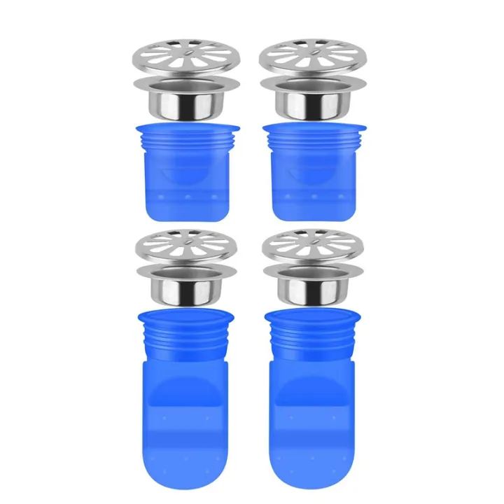Drain Backflow Preventer 4 Pack, One Way Valve For Pipes Tubes In ...