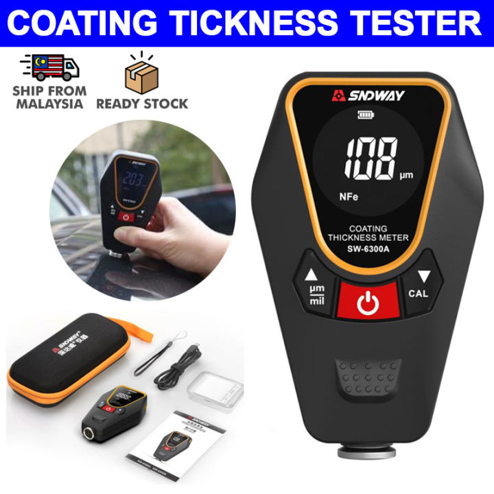 SNDWAY SW6300A Painting Thickness Digital Meter FE/NFE Automotive ...