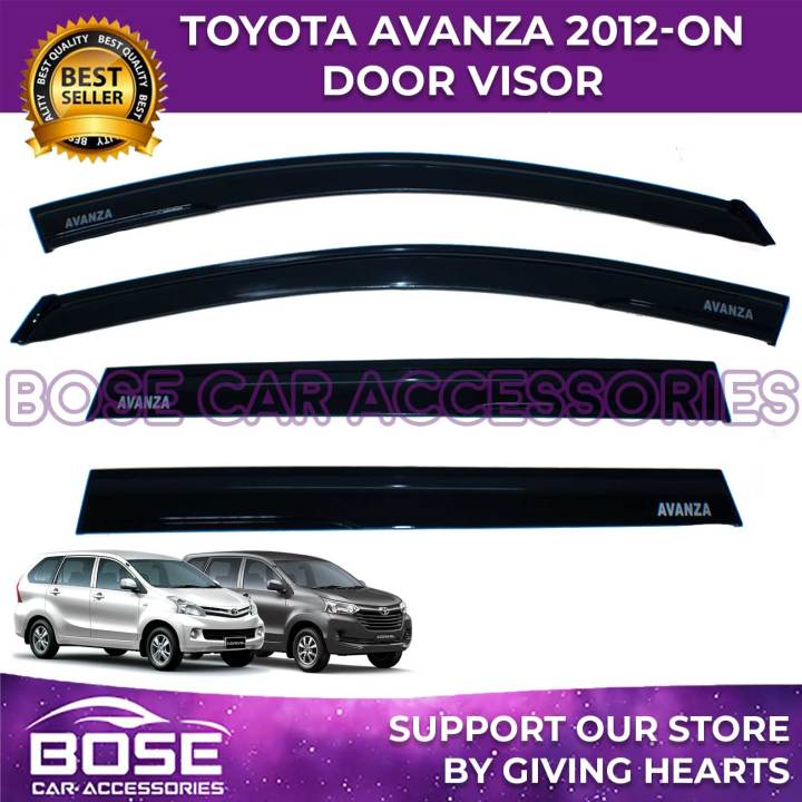 Premium Visor for Toyota Avanza 2012 2013 2014 2015 2016 2017 2018 2019 ...