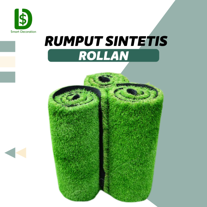 Karpet Rumput Sintetis 1 Roll Ukuran 1m x 1m Tebal 3cm Swiss Untuk ...