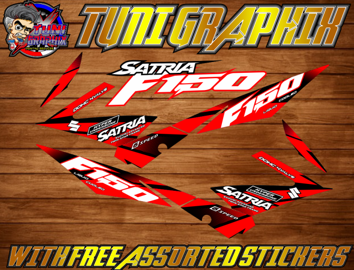 Suzuki Raider 150 Fi Stock Decals (Satria F150) 2017-2018 | Lazada PH