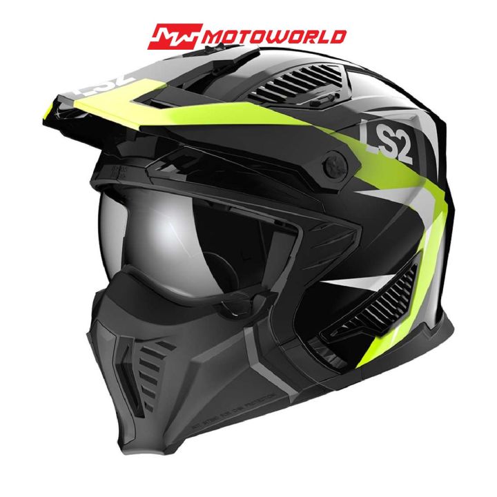 LS2 Motorcycle Modular Helmet OF606 Drifter Triality Graphics | Lazada PH