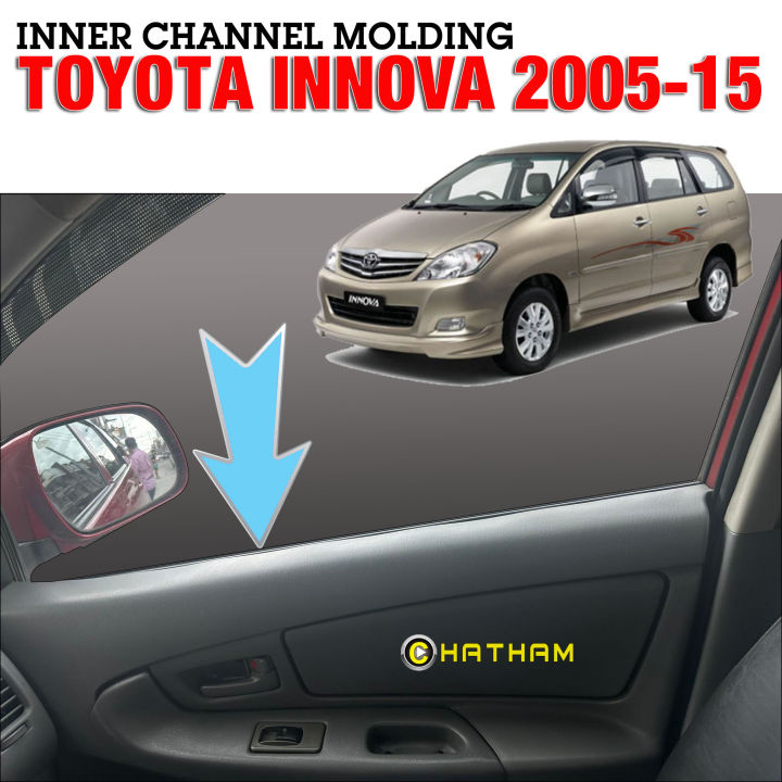 Innova 2005 to 2015 Inner Window Channel Moulding | Lazada PH