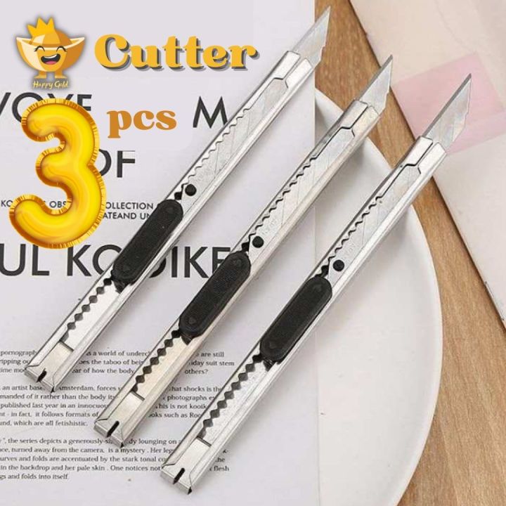 𝓗𝓖 High Quality Stainless Steel Sharp Blade Cutter For Office School ...