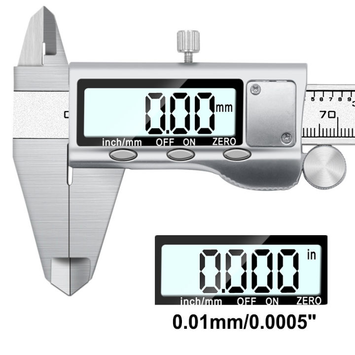 Stainless Steel 0-150mm/6" Metal casing Digital CALIPER VERNIER caliper ...