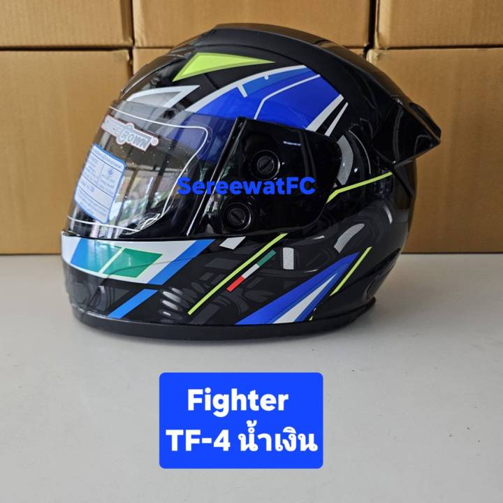 หมวกกันน็อค และ ชิว SpaceCrown รุ่น Fighter STK ขนาดไซด์ L (รอบศรีษะ 59 ...