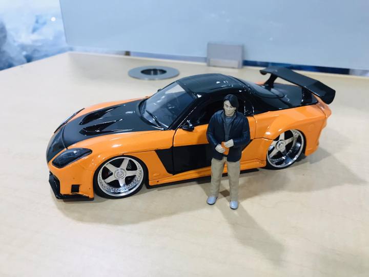 Jada HAN 1995 Mazda RX-7 Widebody Las Seen In Tokyo Drift 1:24 Diecast Figure #33174 ไม่มีกล่อง ...