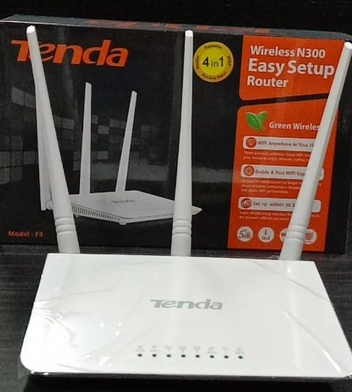 Tenda F3 Wireless Router 300Mbps 3 Antena/TENDA F3 | Lazada Indonesia