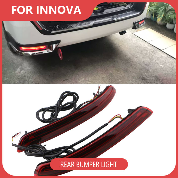 For Toyota Innova 2016 to 2023 OEM Rear Bumper Light V2 2016 2017 2018 ...