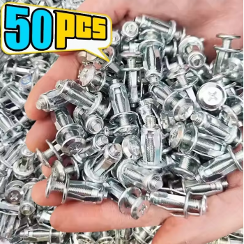 Angkur Besi Sekrup Plat Fiser Mur Baut 50 pcs M4 M5 M6 Rivet Besi ...
