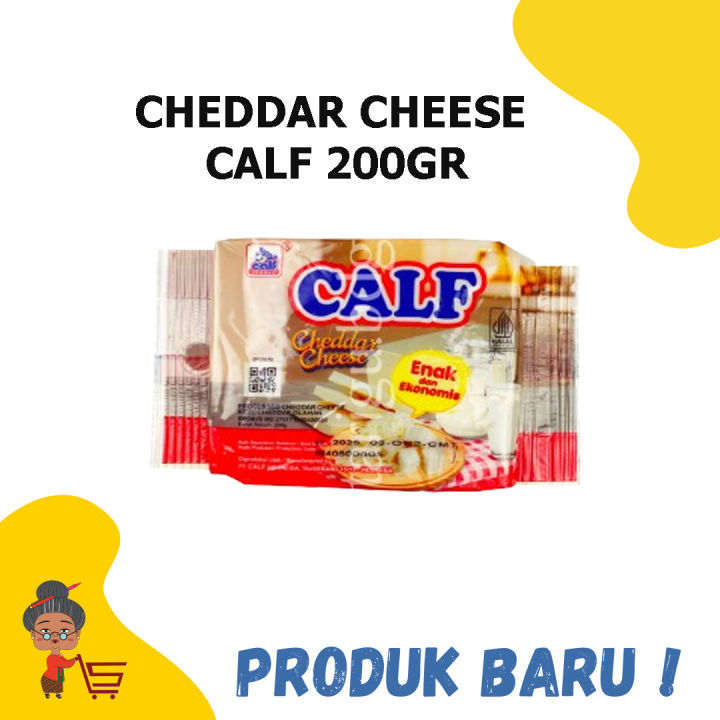 CALF CHEDDAR CHEESE 200GR / CALF CHEDDAR CHEESE / CHEDDAR CHEESE ...