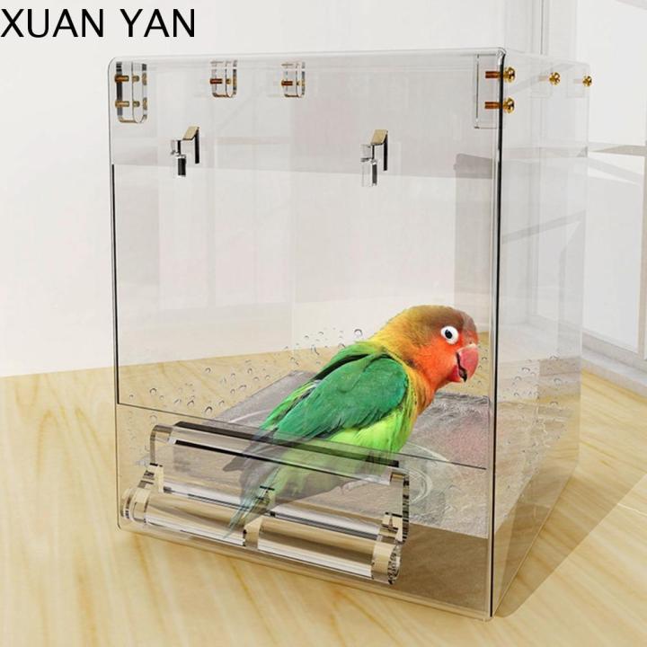 XUAN YAN บัดดี้ส์ รักนก แขวน อาบน้ำ อะคริลิค โปร่งใส อาบน้ำนก อาบน้ำนก ...