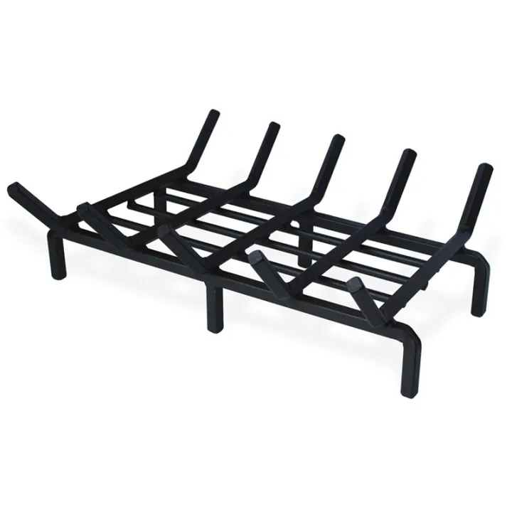 Heavy Duty Fire Pit Tray-Fireplace Log Grate-Firewood Burning Holder ...