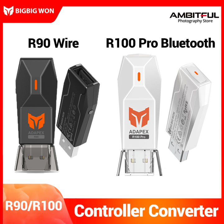 BIGBIG WON R100 Pro R90 USB Wireless Bluetooth-compatible Adapter Game ...