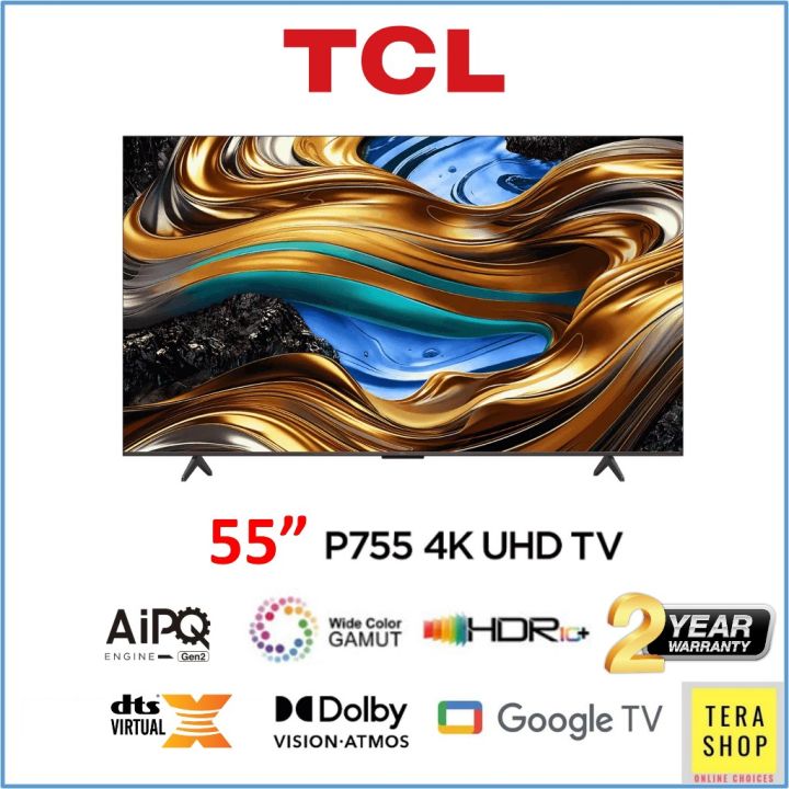 TCL 55p755 55นิ้ว/50p755 50นิ้ว/43p755 43นิ้ว4K UHD Smart | Lazada.co.th