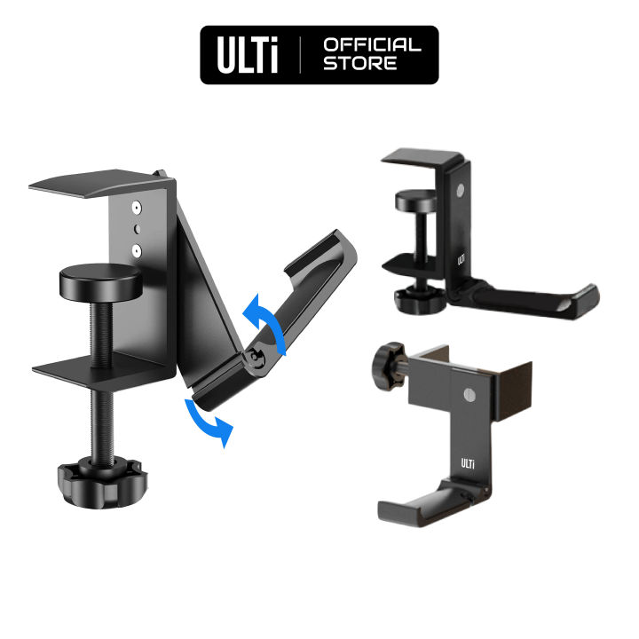 ULTi Headphone Stand, Foldable Design, Aluminum Hanger, Headset Holder ...