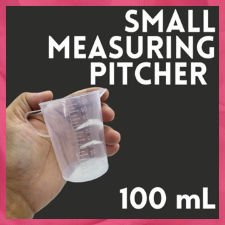 Small Measuring Pitcher 100ml Plastic for Milktea Coffee SMALLSIZE ...