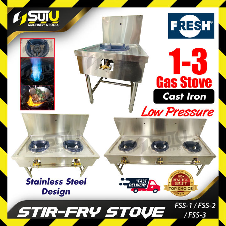 【NEW】FRESH FSS-1 / FSS-2 / FSS-3 Single / Double / Triple Burner Gas ...