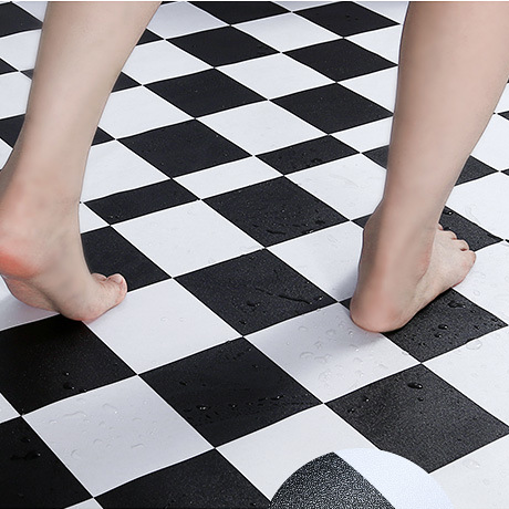 Toilet floor sticker non-slip wear-resistant bathroom vinyl waterproof ...