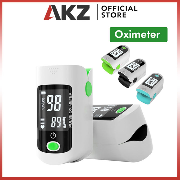 AKZ Pulse Oximeter Monitor Finger Oxymeter Meter Clip Sensor LED ...