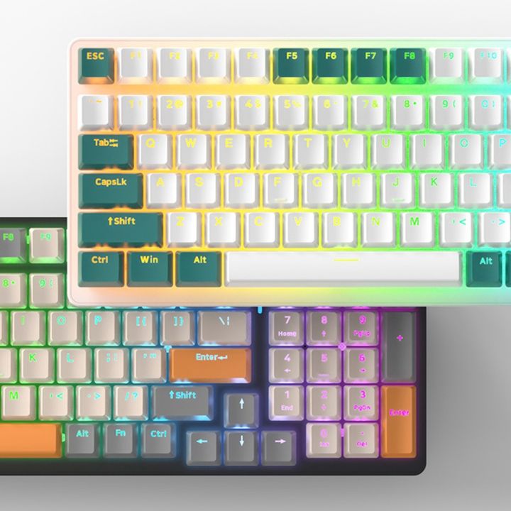 (QHXS) ZIYOULANG Mechanical Keyboard 100 Keys 98% Layout Mechanical ...