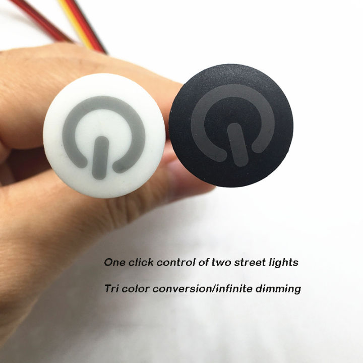 LED Light Touch Switch Round 16mm 3v4.2v5v12v Low-voltage Stepless ...