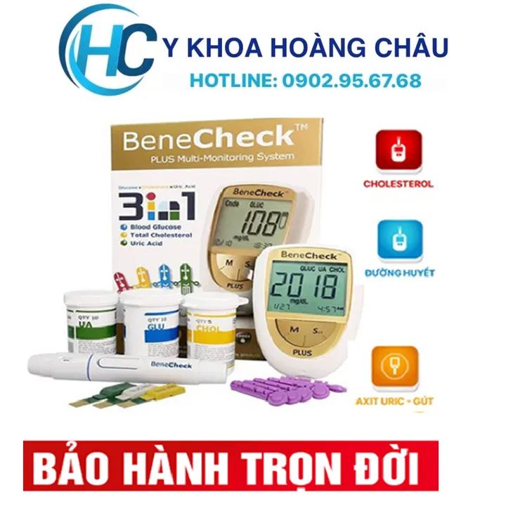 [CHÍNH HÃNG] Máy Đo Đường Huyết 3 Trong 1 Benecheck Plus - Máy Đo Đường ...