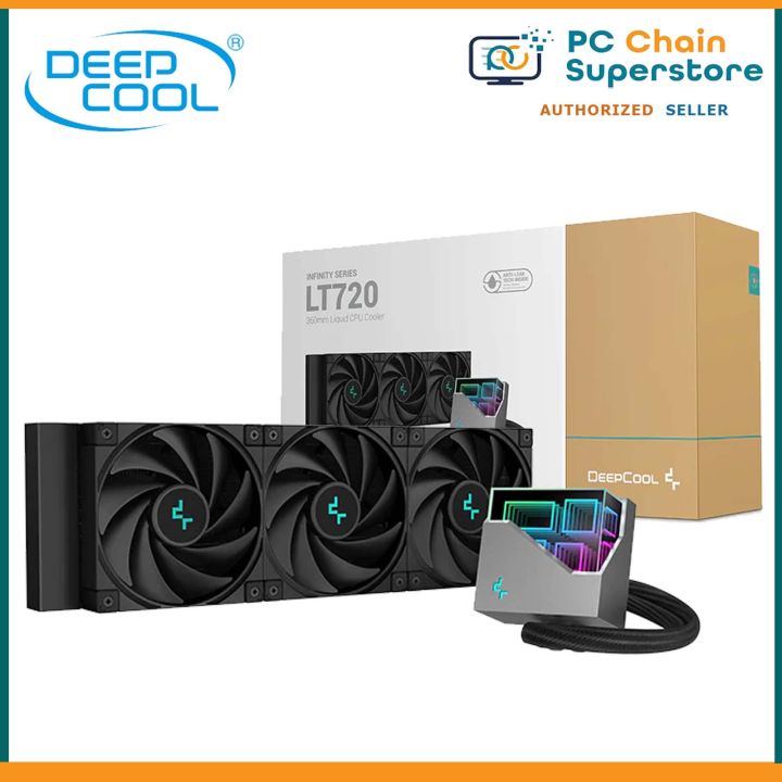 Deepcool LT720 360MM ARGB AIO Liquid CPU Cooler - 3D infinity mirror ...