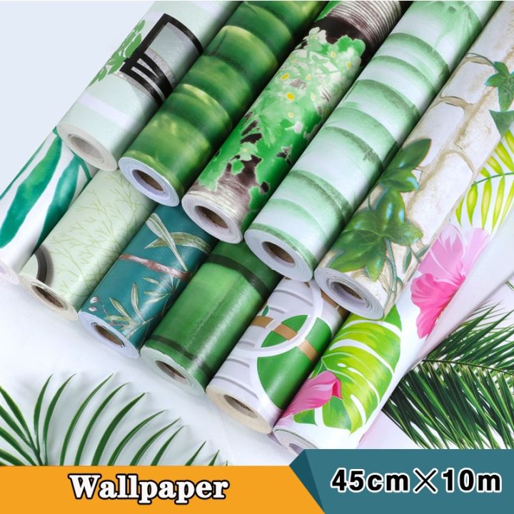 Wallpaper Dinding PVC Self Adhesive 45CM x 1000CM Wall Sticker DIY ...