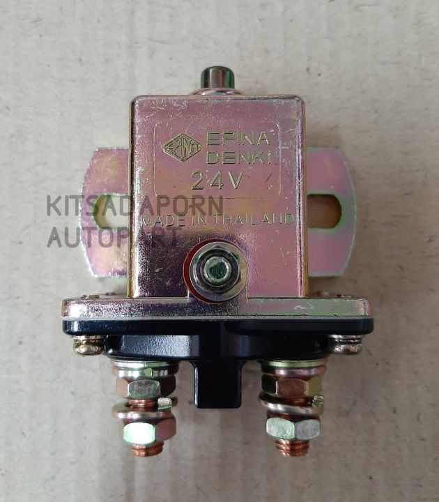 รีเลย์สตาร์ท/ตัวช่วยสตาร์ท ยี่ห้อ EPINA DENKI ตัวใหญ่, เหลี่ยม 24V, สินค้าใหม่ คุณภาพดี ของแท้ ...