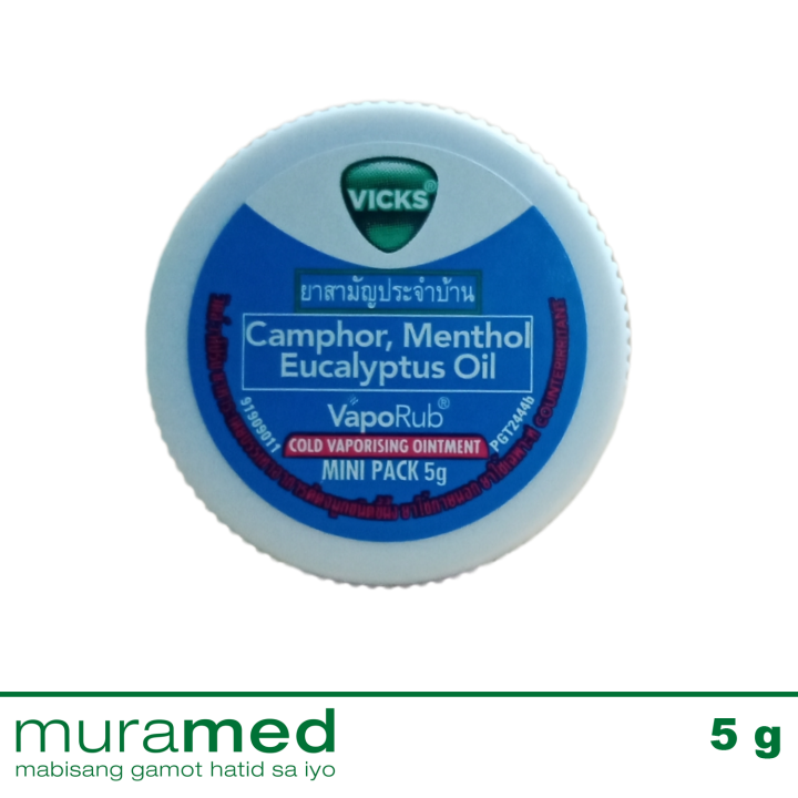 Vicks VapoRub Ointment 5 g | Lazada PH