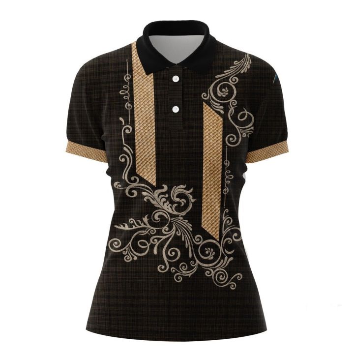 Philippine Ethnic Tribal Modern Barong Polo Shirt Full sublimation ...