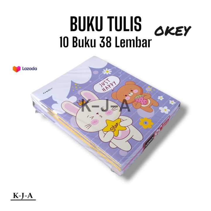 [PACK] Buku Tulis 38 Lembar 1 Pak Isi 10 Buku | Lazada Indonesia