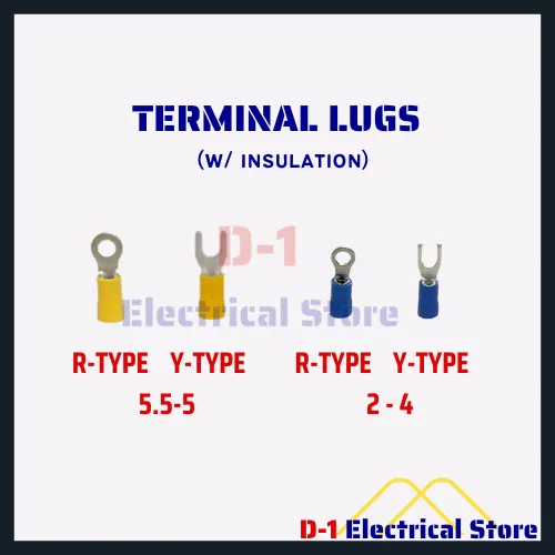Terminal Lugs 2-4, 5.5-5 (Insulated) - pack by 50 PCS | Lazada PH