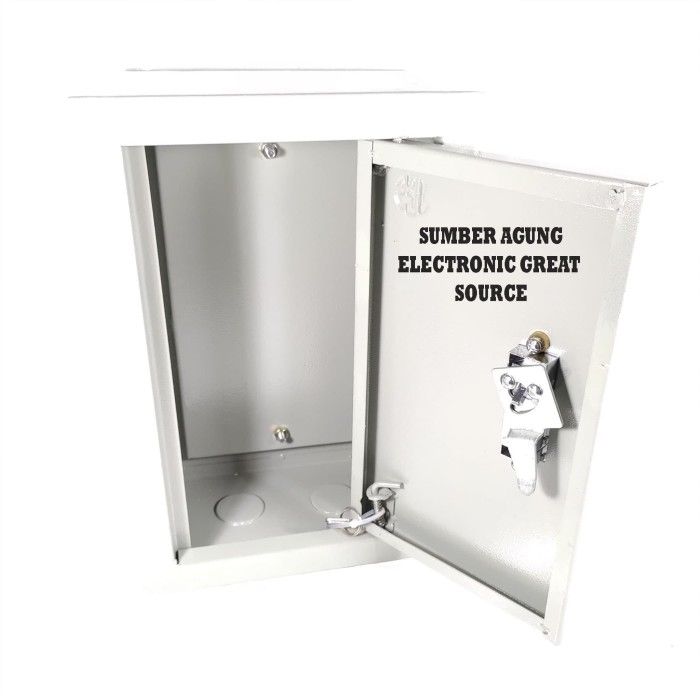 Jes Box Panel Listrik 30x20x12 Besi Tebal Kunci Lengkap Ceklekan ...