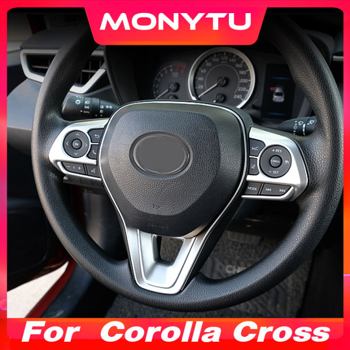 3pcs For Toyota Corolla Cross 2022 2023 2024 Carbon Fiber Car Steering ...