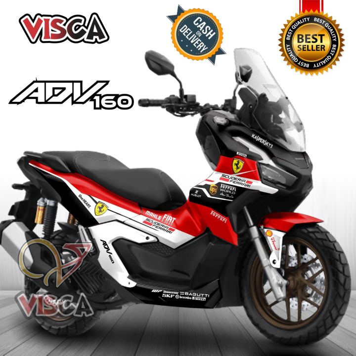 Decal Adv 160 Full Body Stiker Honda Adv 160 Ferrari | Lazada Indonesia
