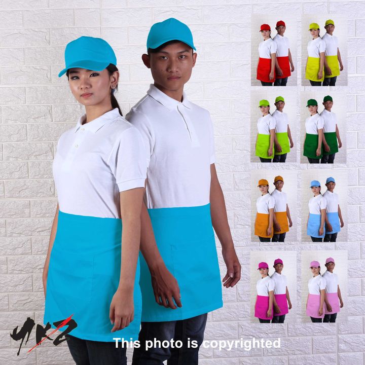 YKZ APRON PINGGANG PENDEK/ CELEMEK PINGGANG PENDEK/ SHORT HALF APRON ...